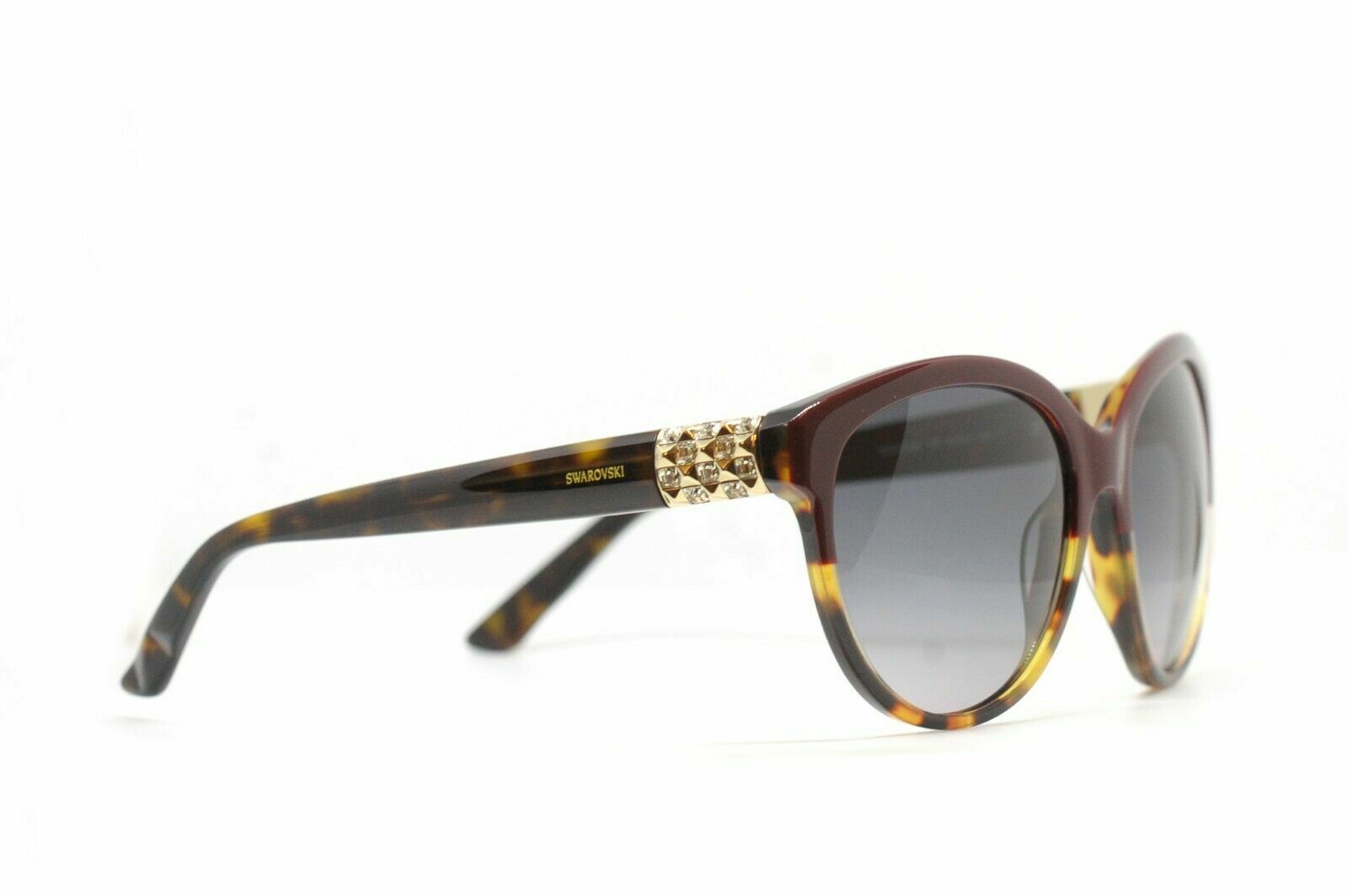 Swarovski Elsa SW89 Red Sunglasses 72F SK089 Tortoise Havana Plastic 57 ...