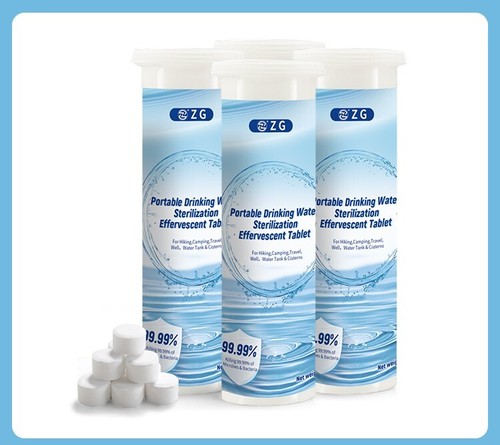 Water Purification Tablets Water Treatment for Emergencies 120ct | eBay