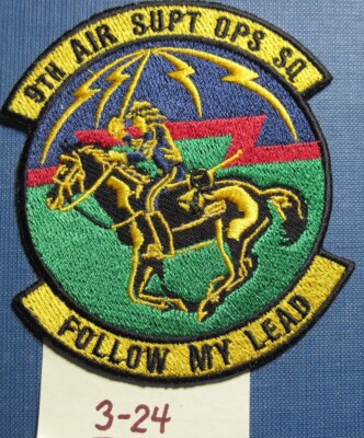 USAF AIR FORCE Patch 9th AIR SUPPORT OPERATIONS SQUADRON sew-on kuwait ...