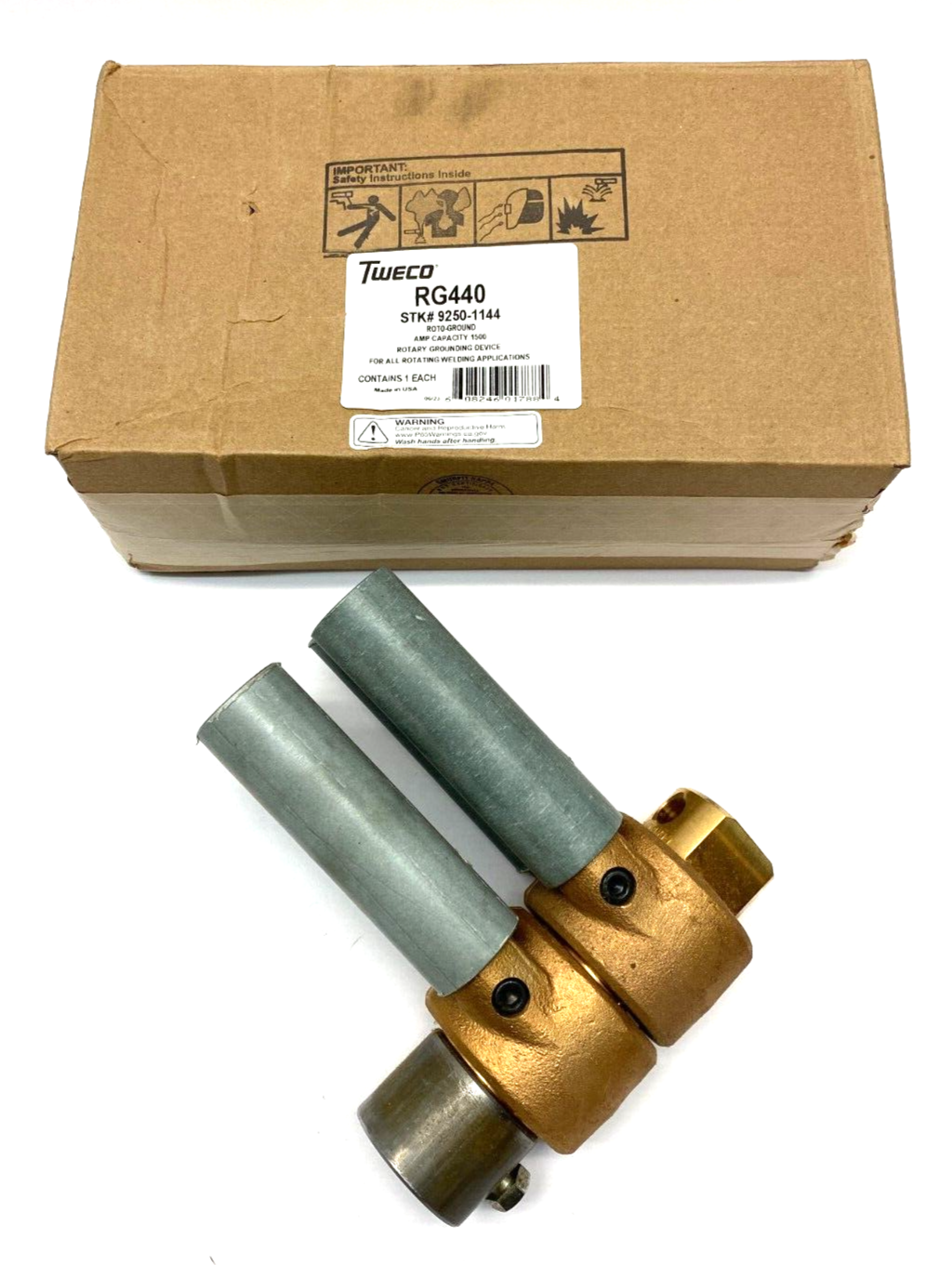 Tweco RG440 Roto-Ground Rotary Grounding Device Dual Head 4-4/0 1500A ...