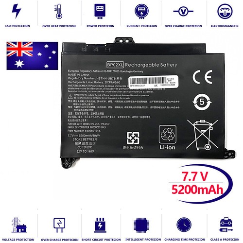 BP02XL Battery for HP TPN-Q172 STNN-LB7H 2ICP7 HSTNN-LB7H B 849570-541 ...