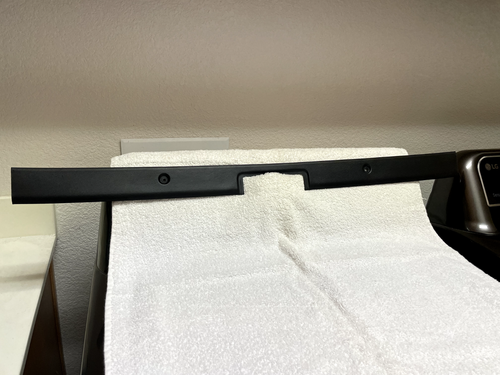 OEM 85-89 TOYOTA MR2 Interior Rear Windshield window upper Trim molding ...