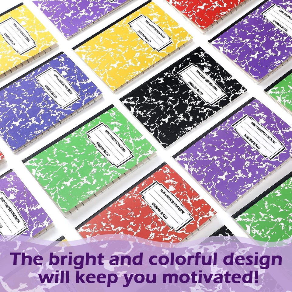 Mini Composition Notebooks Mini Composition Books Bulk Small Pocket ...