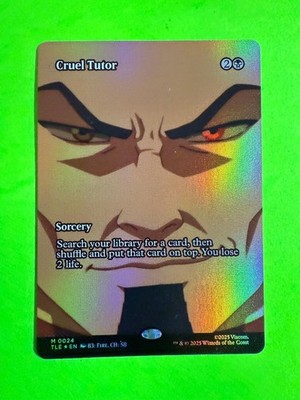 MTG Avatar - The Last Airbender - Cruel Tutor - Borderless - Foil ...