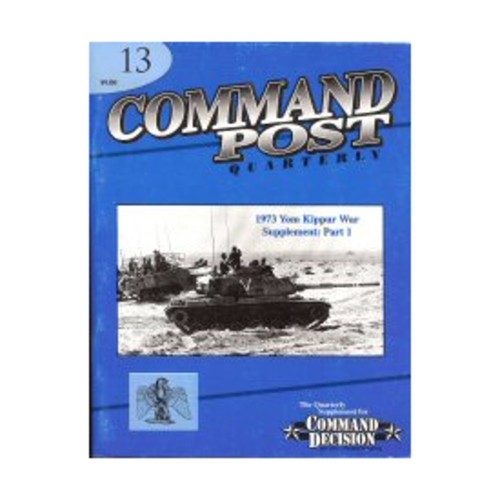 GDW Command Post Quarterly #13 "1973 Yom Kippur War Supplement Part 1" Mag VG 86079075132| eBay