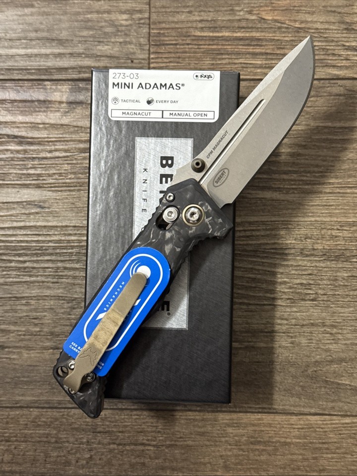 Benchmade 273-03 Mini Adamas Pocketknife - Marbled Carbon Fiber ...