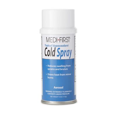 Medi-First Cold Spray Skin Refrigerant Isobutane / Propane Spray 4 oz ...