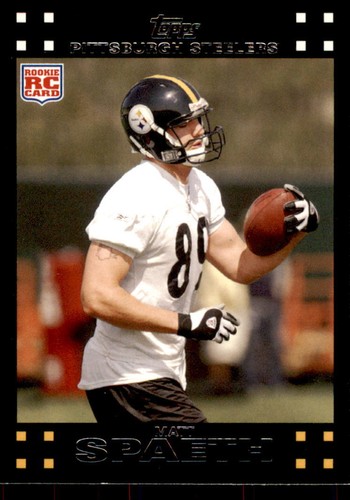 2007 Topps #341 Matt Spaeth Pittsburgh Steelers RC | eBay