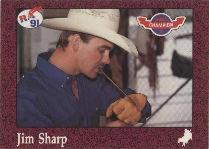 1991 Rodeo America Pro Rodeo Cards - Set B Jim Sharp #4 for sale online ...