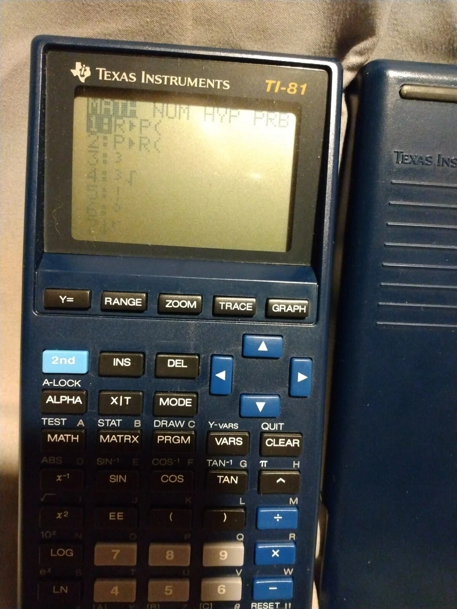 TI-81 Graphing Calculator *Semi Blacked Out Screen Broken*, 57% OFF