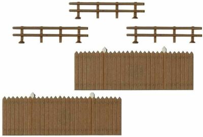Fencing (110 cm + 100cm) OO/HO gauge scenery Busch 6015 | eBay