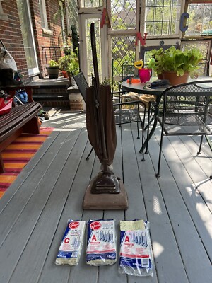 Hoover Upright Vacuum Cleaner Model 61 1950s extra bags included Yes ...