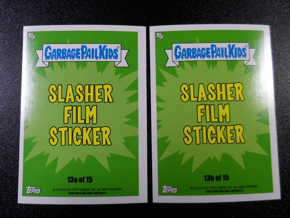 Scream Ghostface Wes Craven Kevin Williamson Spoof 2 Card Set Garbage ...