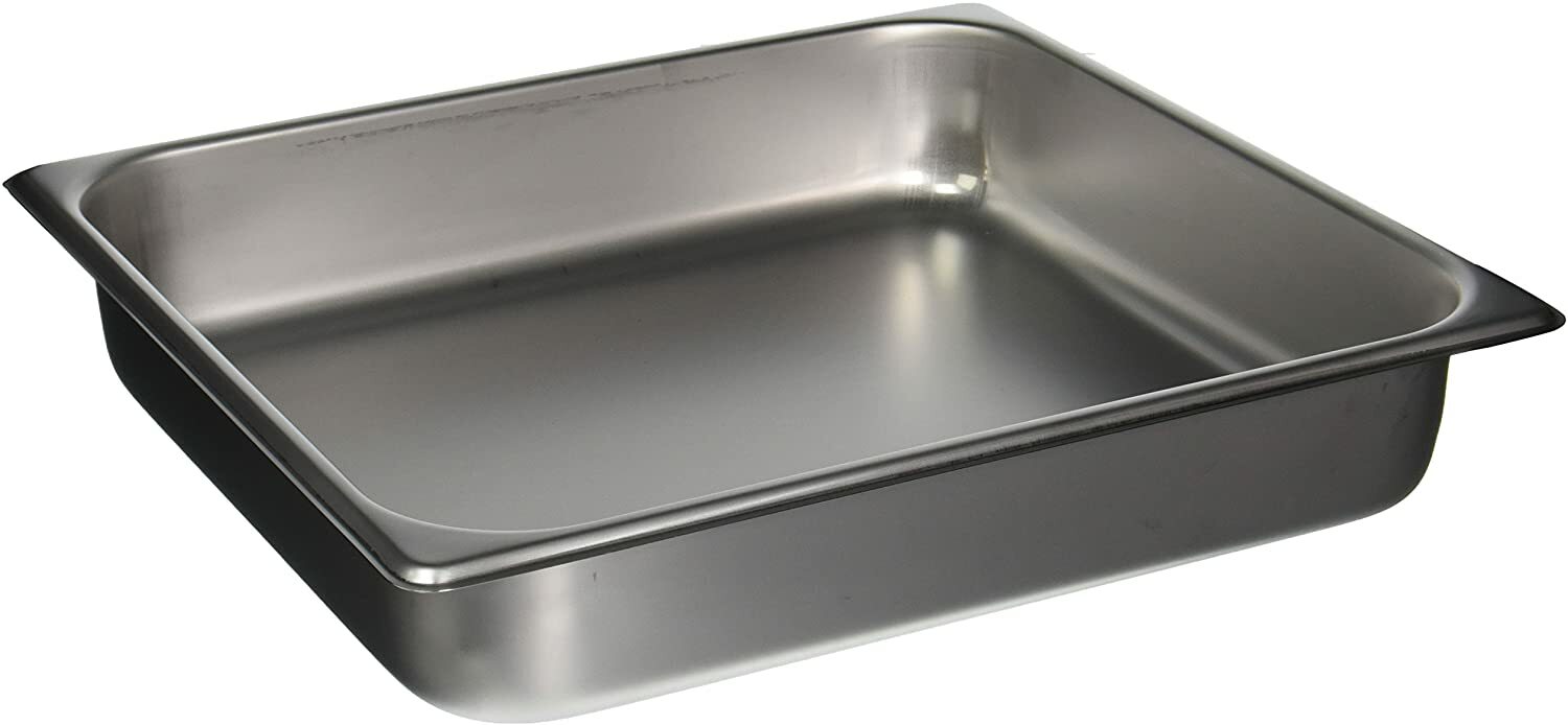 4 Pack 2 1/2" Deep Stainless Steel Half Pan Steam Table Hotel ...
