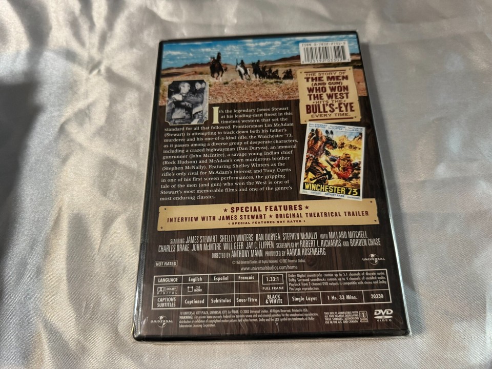 Winchester '73 (1950) Universal Western Collection (DVD, 2003) Factory ...