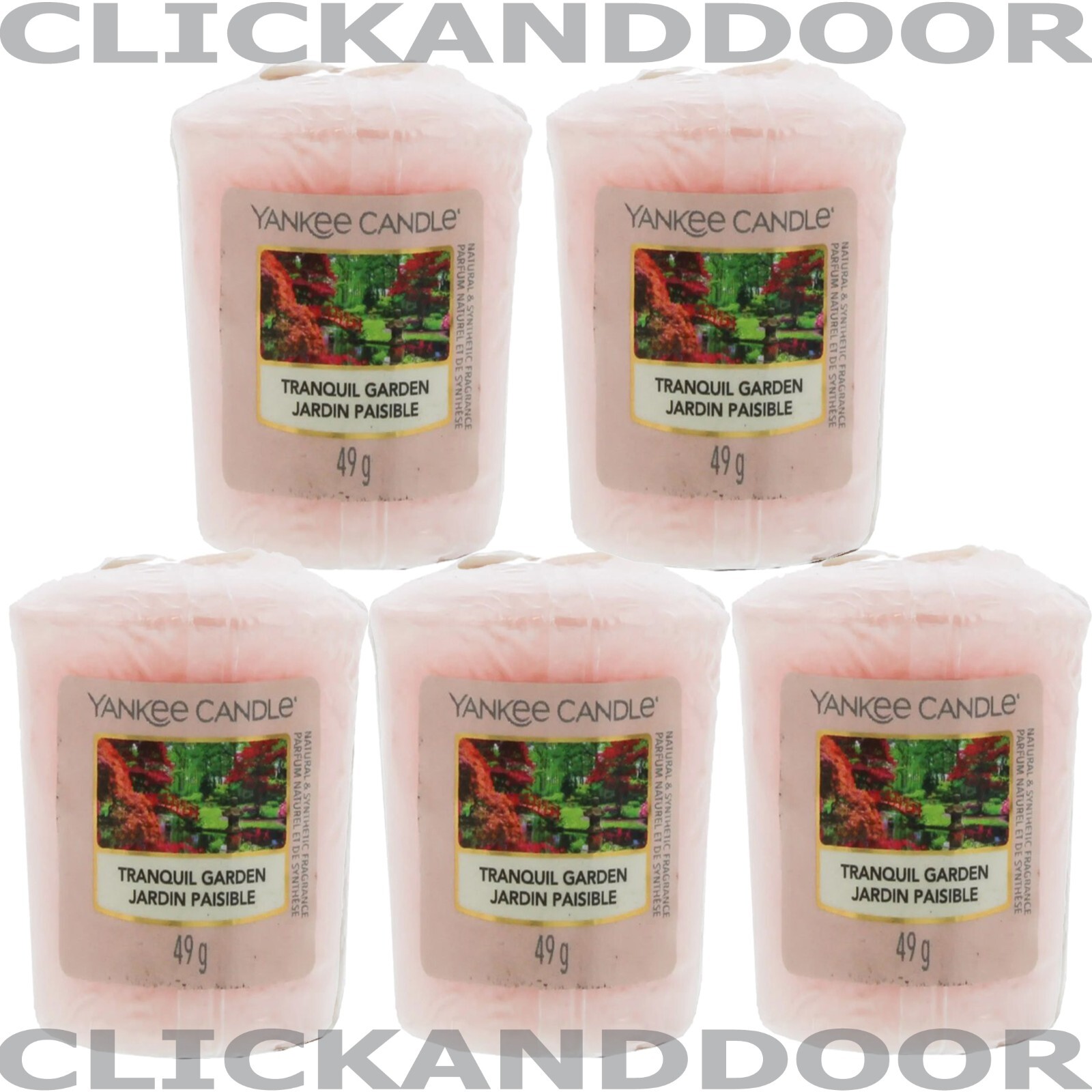 5 X YANKEE CANDLE Votive Sampler 49g MULTI BUY DISCOUNT scented small ...