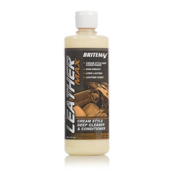 Britemax LEATHER MAX Cream Style Mild Car Leather Cleaner & Leather ...