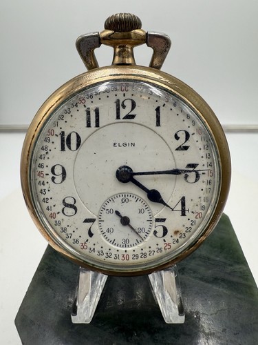 Elgin Father Time Pocket Watch 21j | eBay