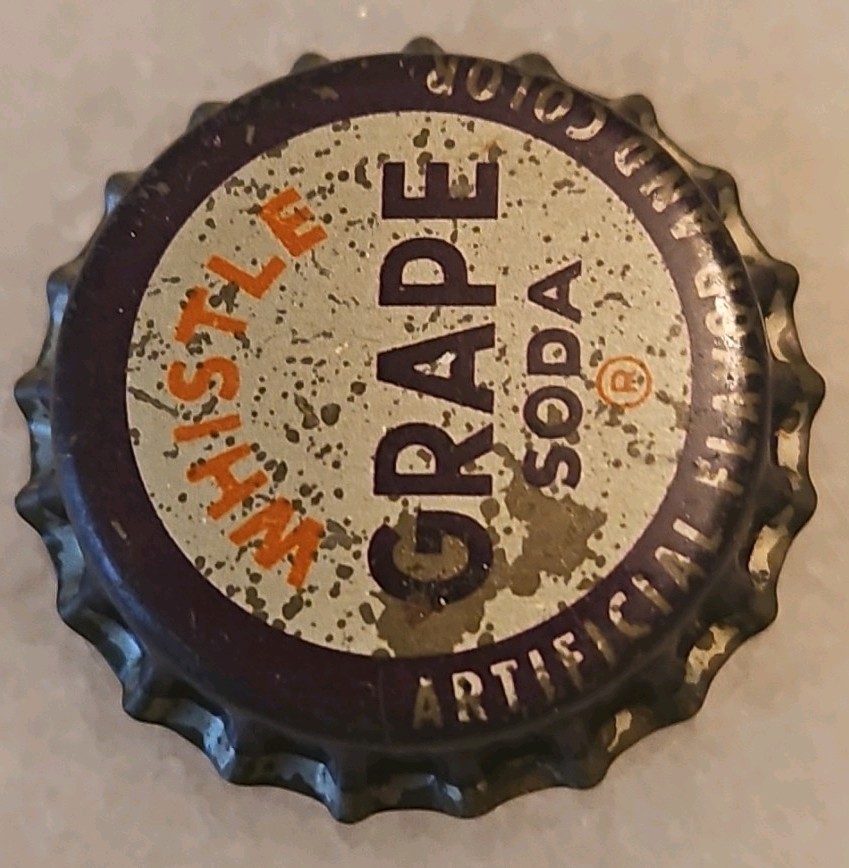 Vintage Whistle Grape Soda 🍇 Cork Lined Bottle Cap Crown | eBay