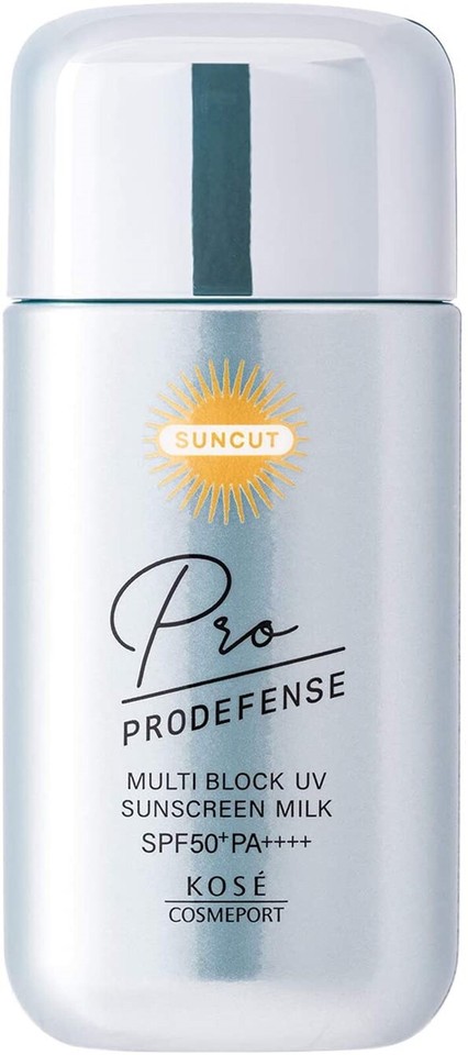 KOSE SUNCUT PRODEFFENCE multi block UV sunscreen milk 60ml SPF50+ PA ...