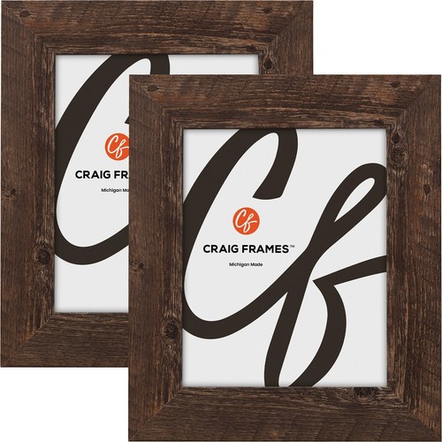 American Barn, 2" Brown Picture Frame, Common Sizes 4x5 - 24x36, 2-Pack ...