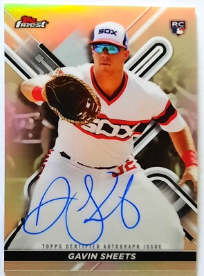 Gavin Sheets 2022 Topps Finest RC AUTOGRAPHED #FA-GS - Chicago White ...