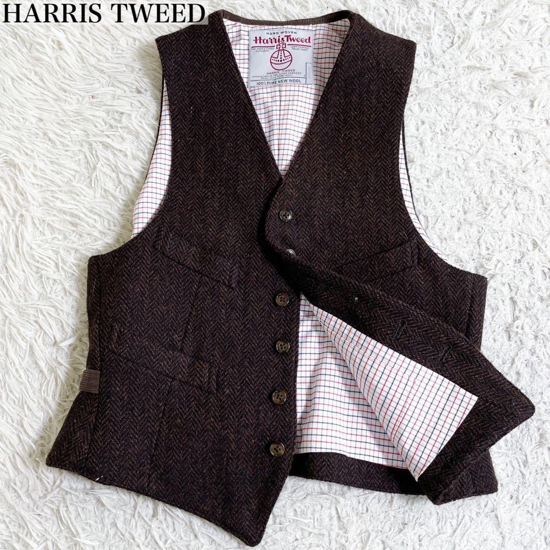 Beams Plus Harris Tweed #4 check brown - Gem