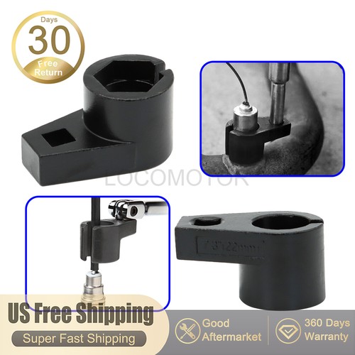 7/8-Inch 22mm Offset Oxygen O2 Sensor Socket Wrench Removal Tool Drive ...