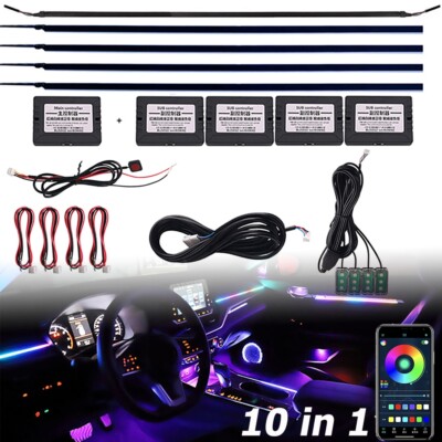 RGB Symphony Car Atmosphere Interior LED Acrylic Guide Fiber Optic ...