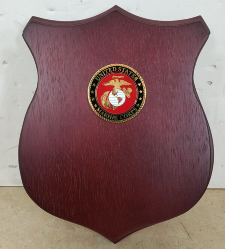 Medals of America United States Marine Core Sword Display Shield Cherry ...