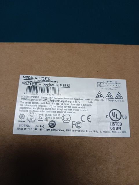 N-Tron 708TX Industrial 8 Port Ethernet Switch for sale online | eBay