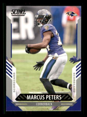 2021 Football 2021 Score Marcus Peters Baltimore Ravens #91 SC1 | eBay