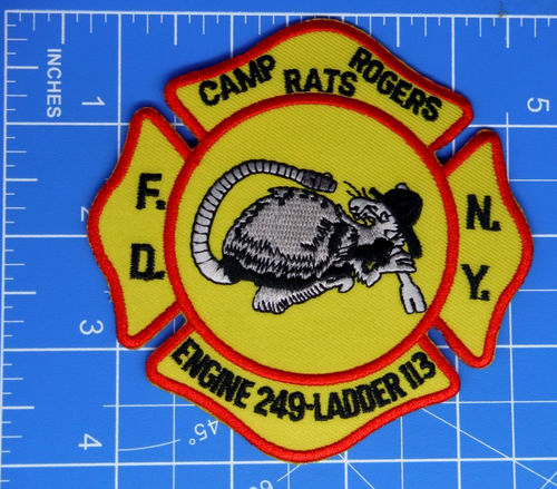 FDNY Engine 249 Ladder 113 Camp Rogers Rats patch-B | eBay