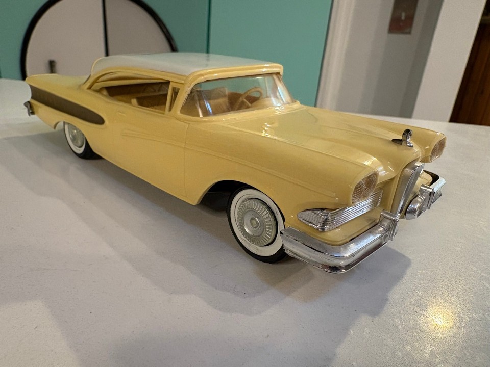 1958 Edsel Pacer Hardtop Original Dealer Promo Model Car Tri Tone ...