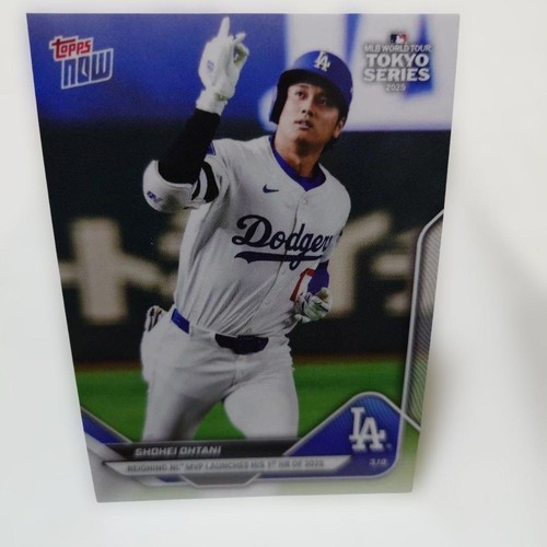 Shohei Otani Topps Now Card 2025 Dodgers First Home Run Tokyo Dome ...