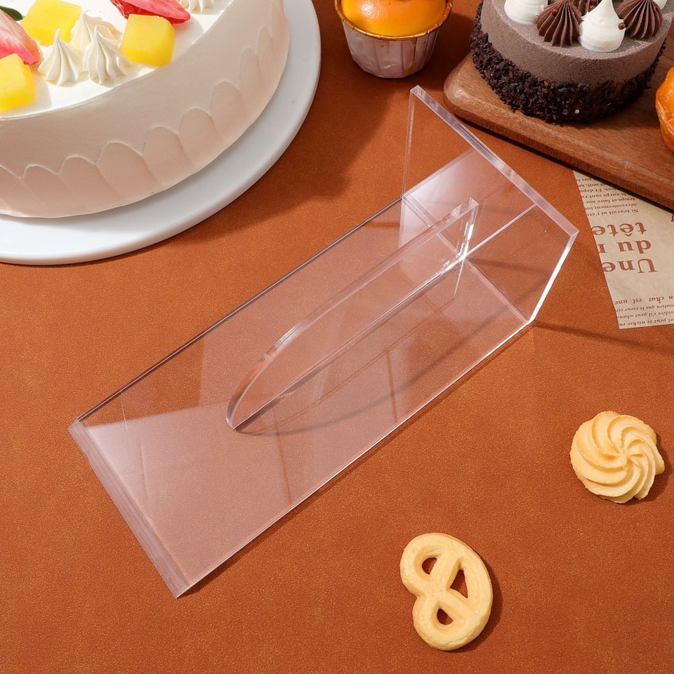 Baking Gadget Acrylic Cake Cake Smoother Tool Transparent Design | eBay ...