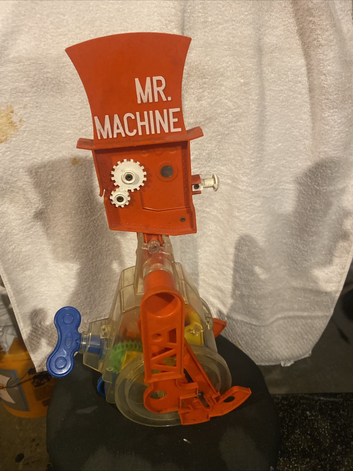 Vintage Mr. Machine 1987 Ideal Whistling Walking Toy | eBay