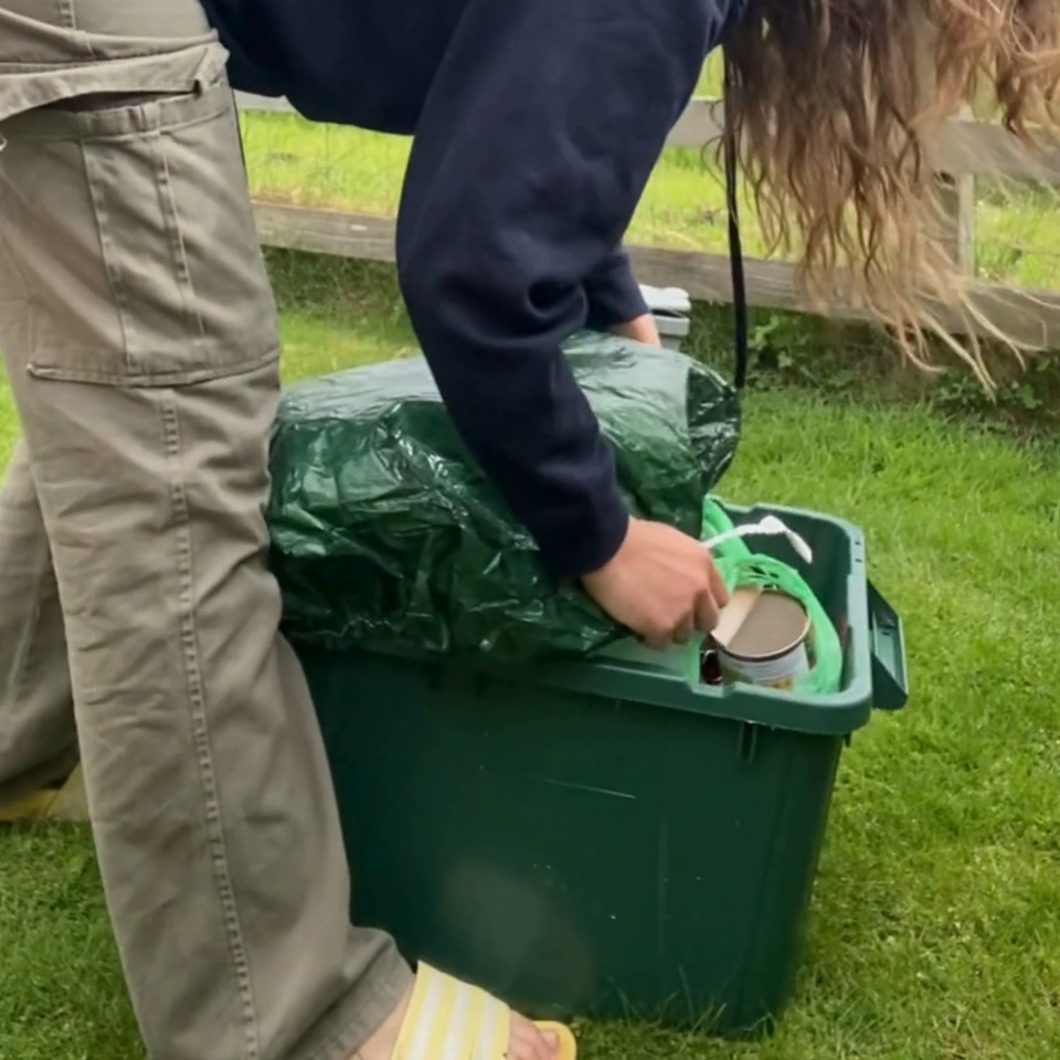 2x Recycling Box Cover For UK Council Bins | Elasticated Hem & Sunlight ...