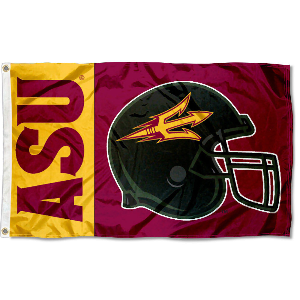Arizona State College Football Helmet Flag | eBay