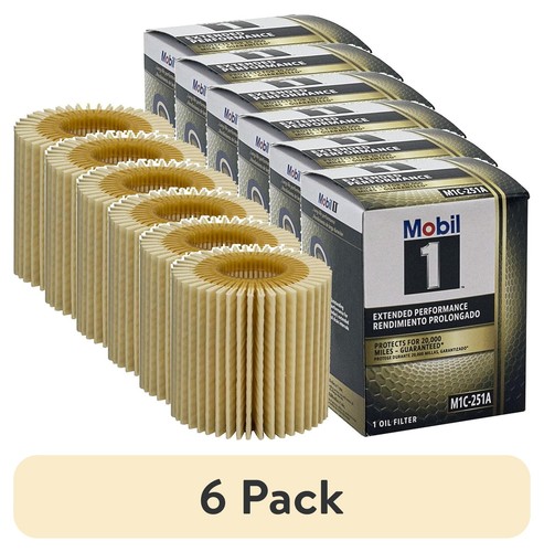 (6 Pack) Mobil 1 Extended Performance M1C-251A Oil Filter Mobil 1 Oil ...
