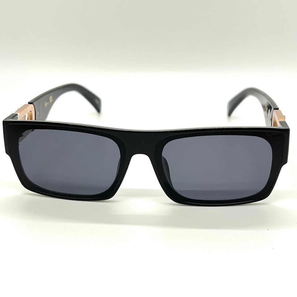 Men's SUNGLASSES DESIGNER SQUARE RETRO GOLD FRAME SHADES RAPPER HIP HOP ...