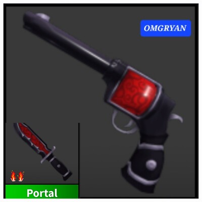 Roblox Murder Mystery 2 PORTAL SET MM2 GODLY KNIVES AND GUNS | eBay