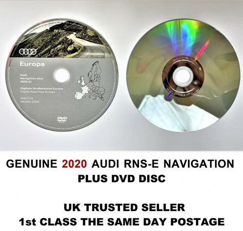 2020 2022 AUDI RNS-E S3 A4 A3 NAVIGATION PLUS SAT NAV DISC UK FIRMWARE ...
