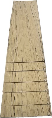 Spalted Maple Wood Veneer: 6 Sheets ( 23" X 7" ) 6.5 Sq Ft | eBay
