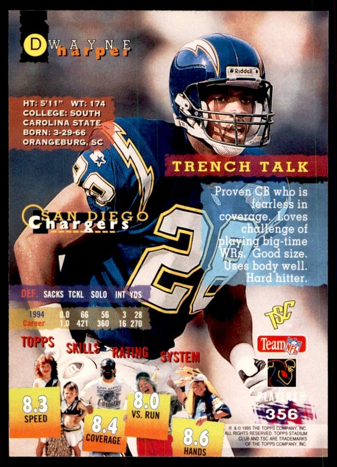 1995 Stadium Club #356 Dwayne Harper | eBay