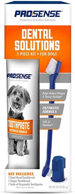 Prosense Dental Solutions for Dogs, Enzymatic Formula, 3-Piece Kit | eBay