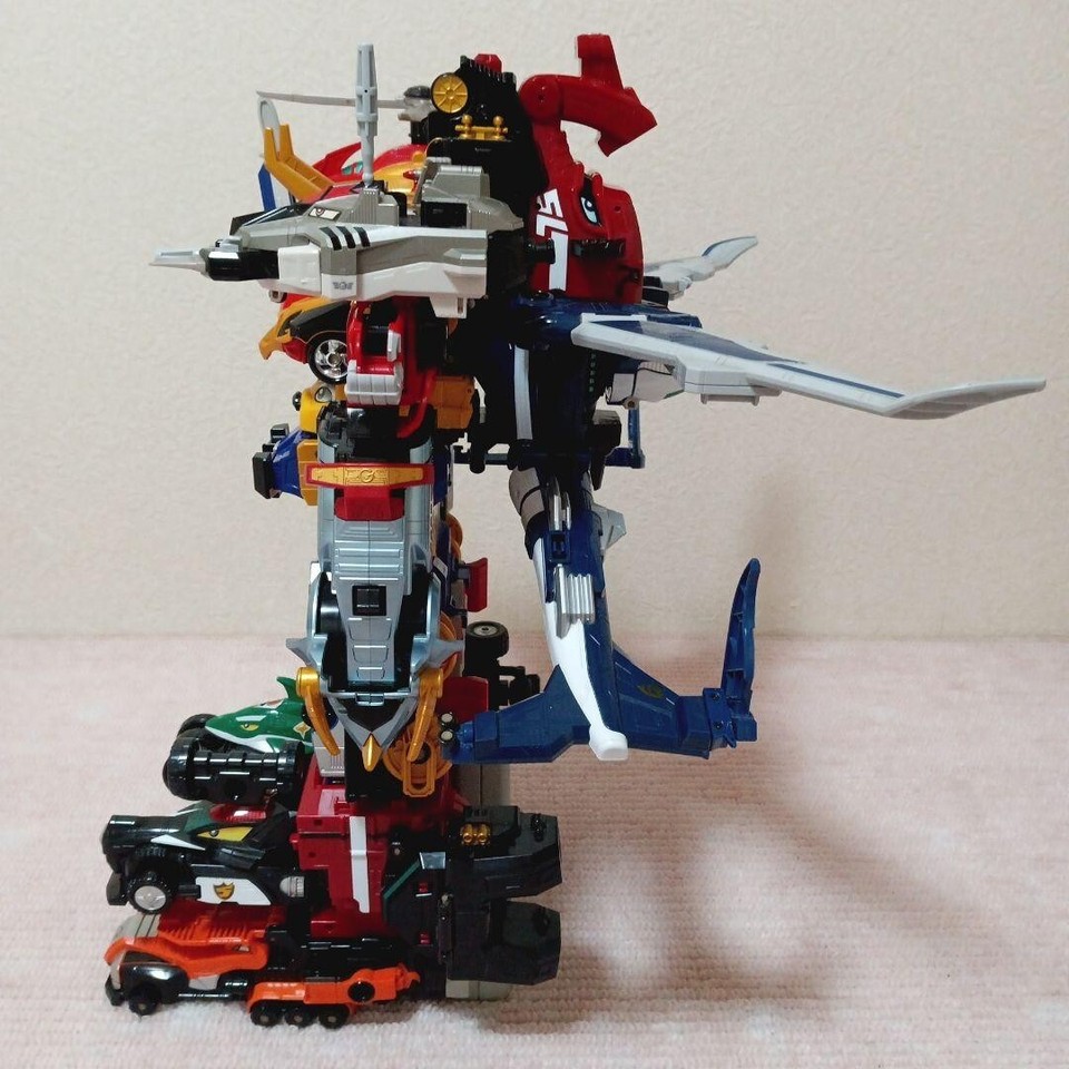 BANDAI Power Rangers Engin Sentai Go-Onger DX Engine-Oh G12 Megazord | eBay