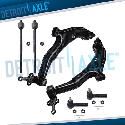 New 6pc Complete Lower Front Control Arm Set + Suspension Kit for ...