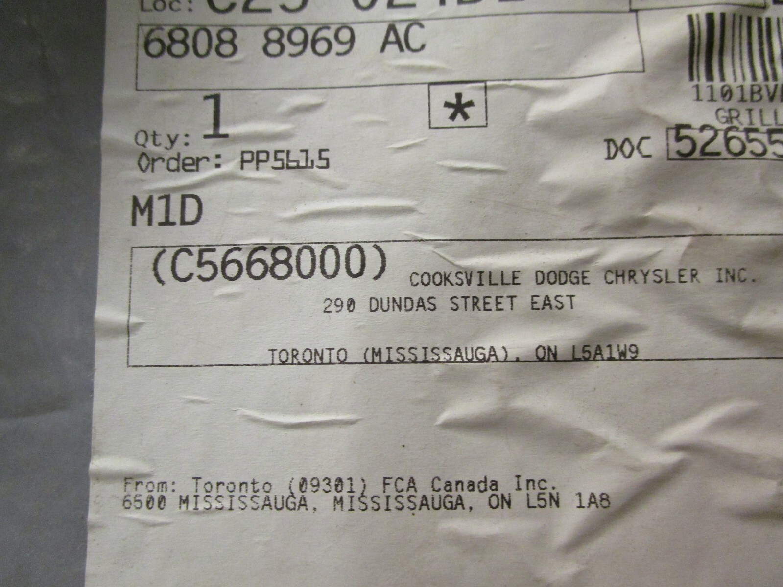 Grille Mopar 68088969AC for sale online | eBay