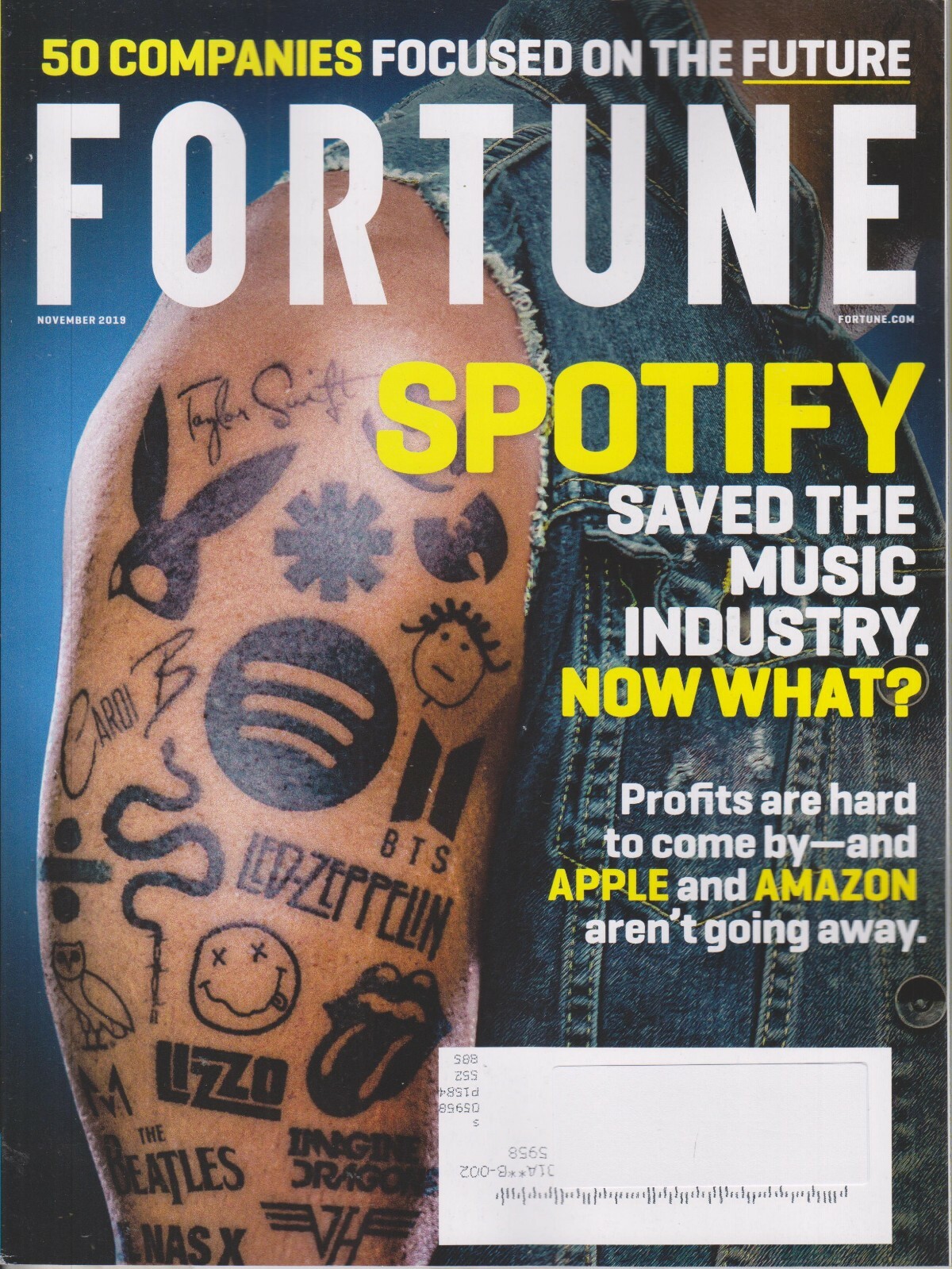 Fortune November 2019 Spotify Saved The Music Industry. Now What ...